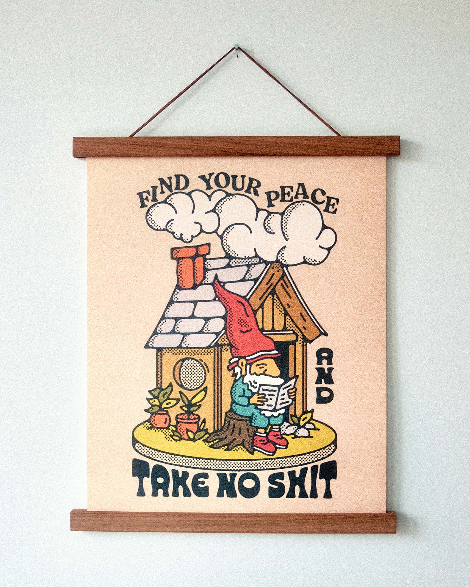 Find Your Peace print – Boring Friends