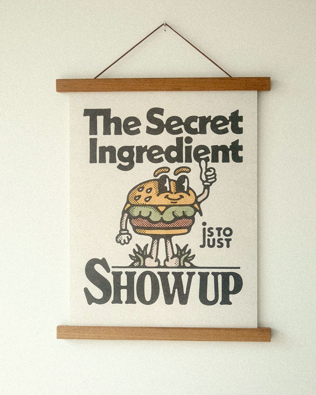 Show Up Print – Boring Friends