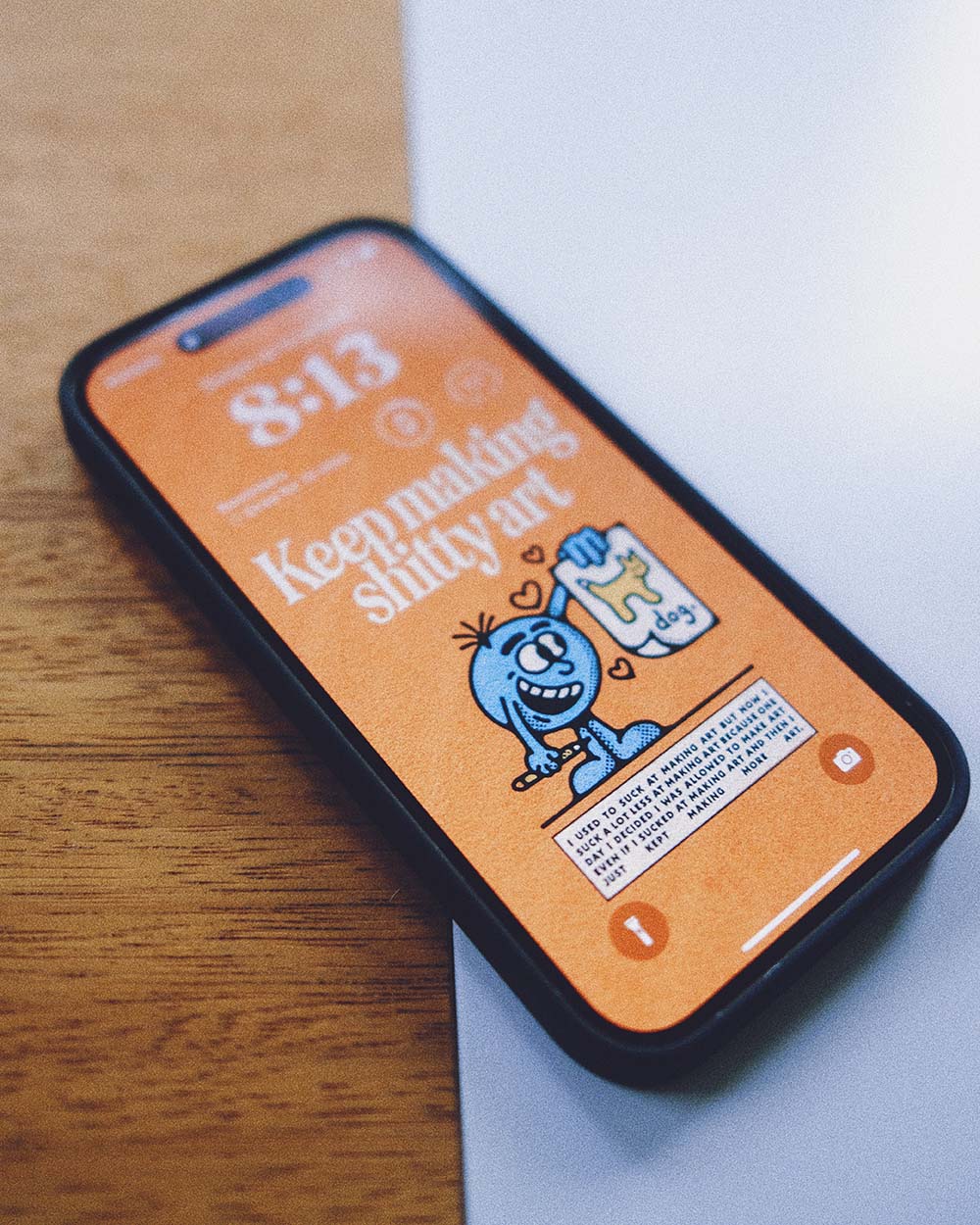 Make "Bad" Art Wallpaper – Boring Friends