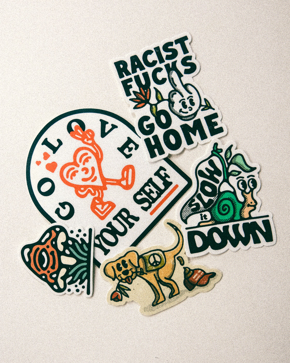 Sticker pack – Boring Friends