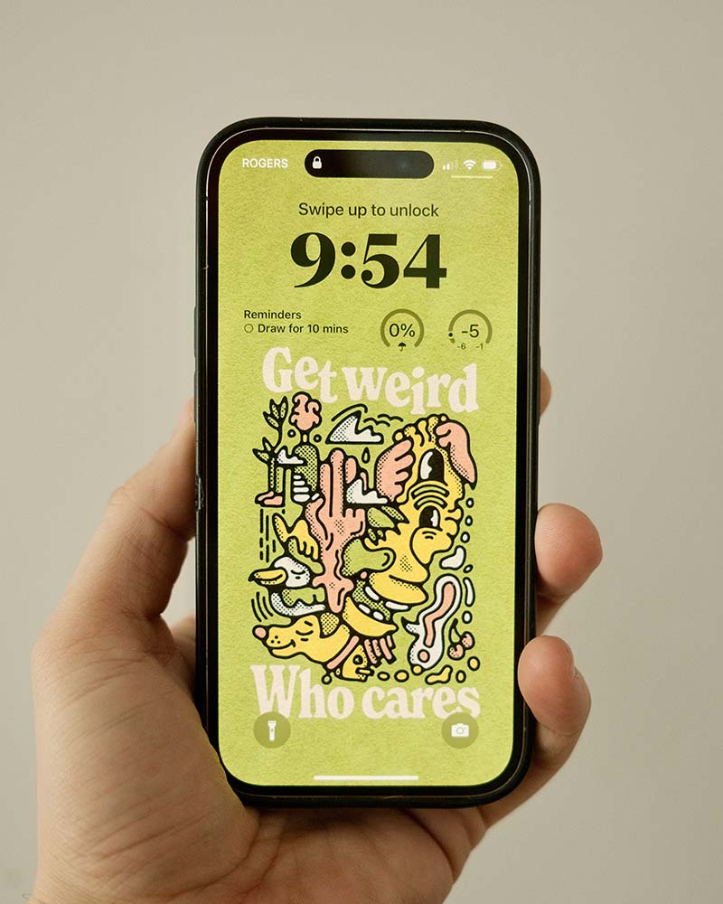 Get Weird Wallpaper – Boring Friends